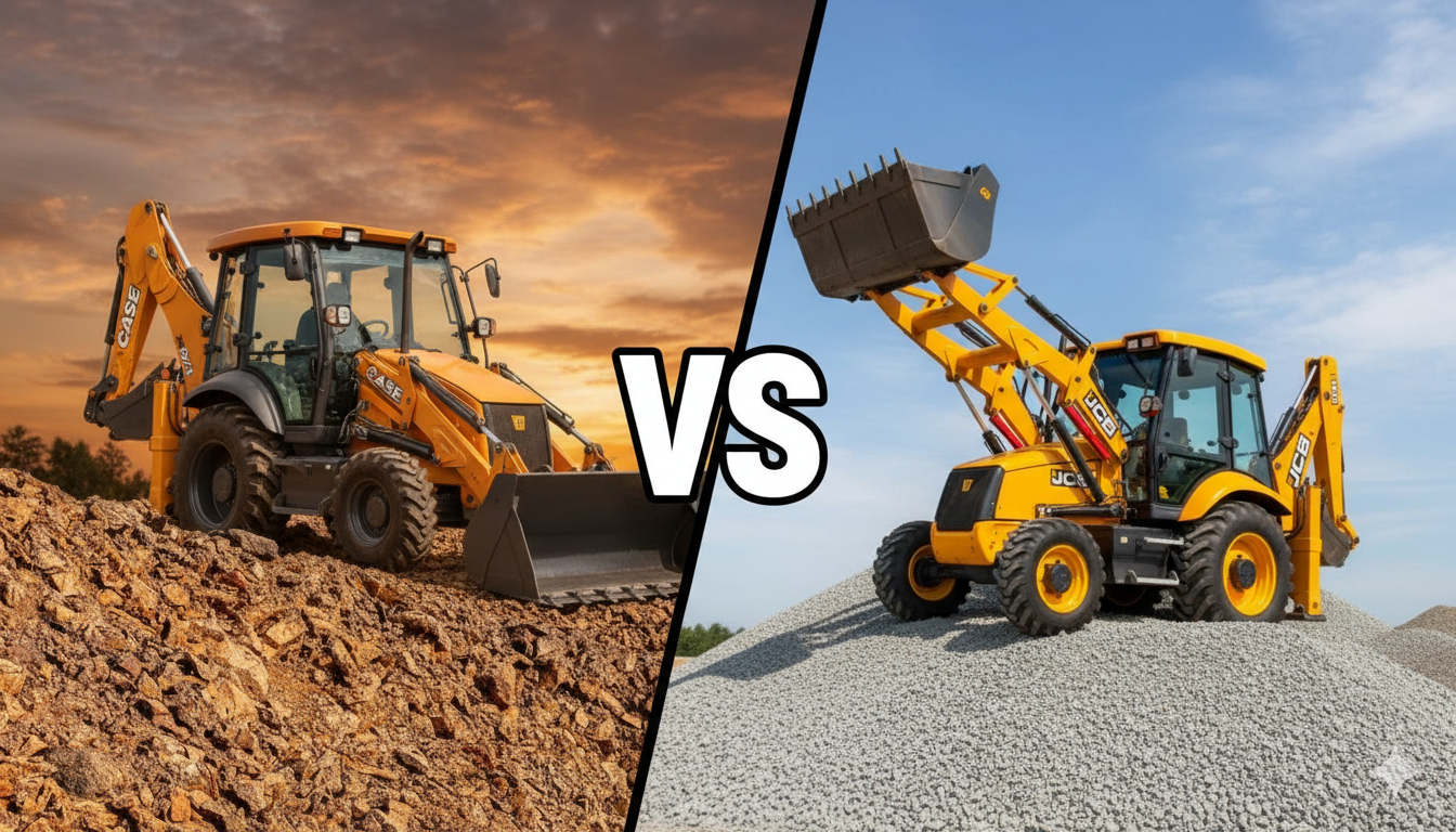 JCB vs Case Backhoe: Detailed 2025 Comparison for Nepal